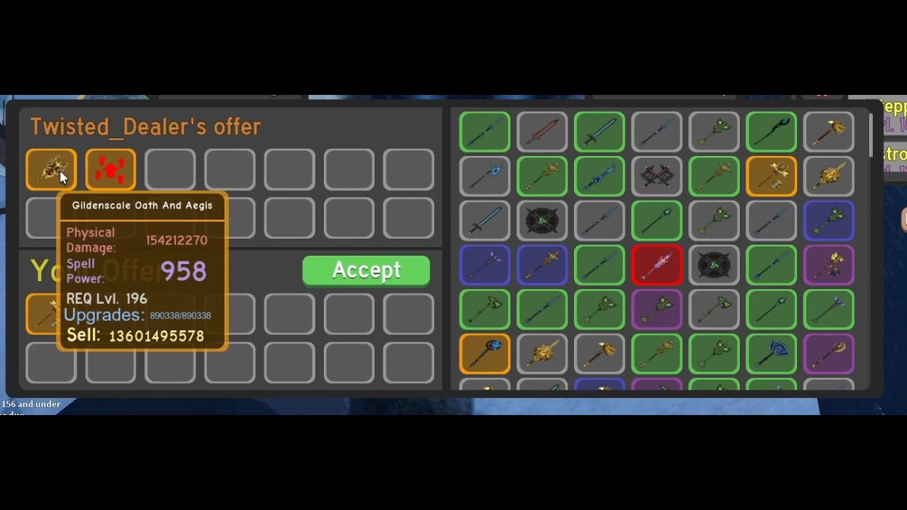 Pretty much a free EIR. Dungeon Quest trading - YouTube