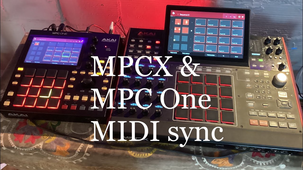 MPC-X synced to MPC-ONE - YouTube