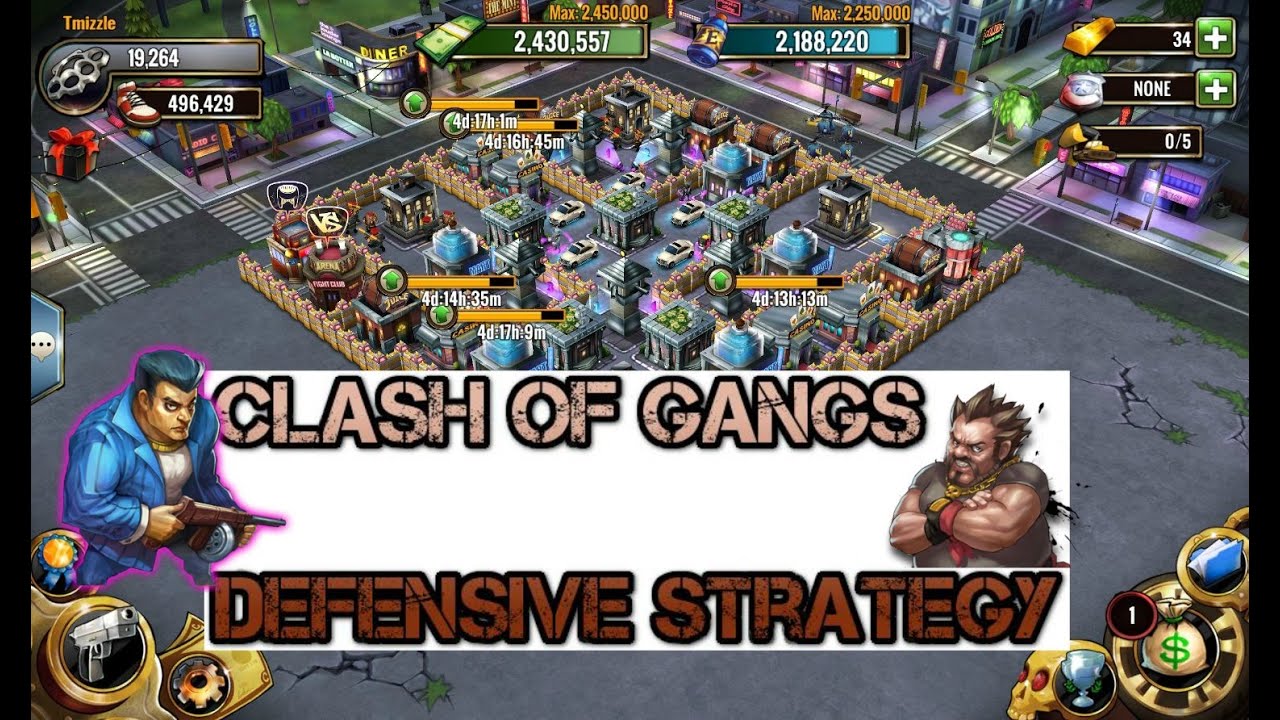 Clash of Gangs- Defense Strategy - YouTube