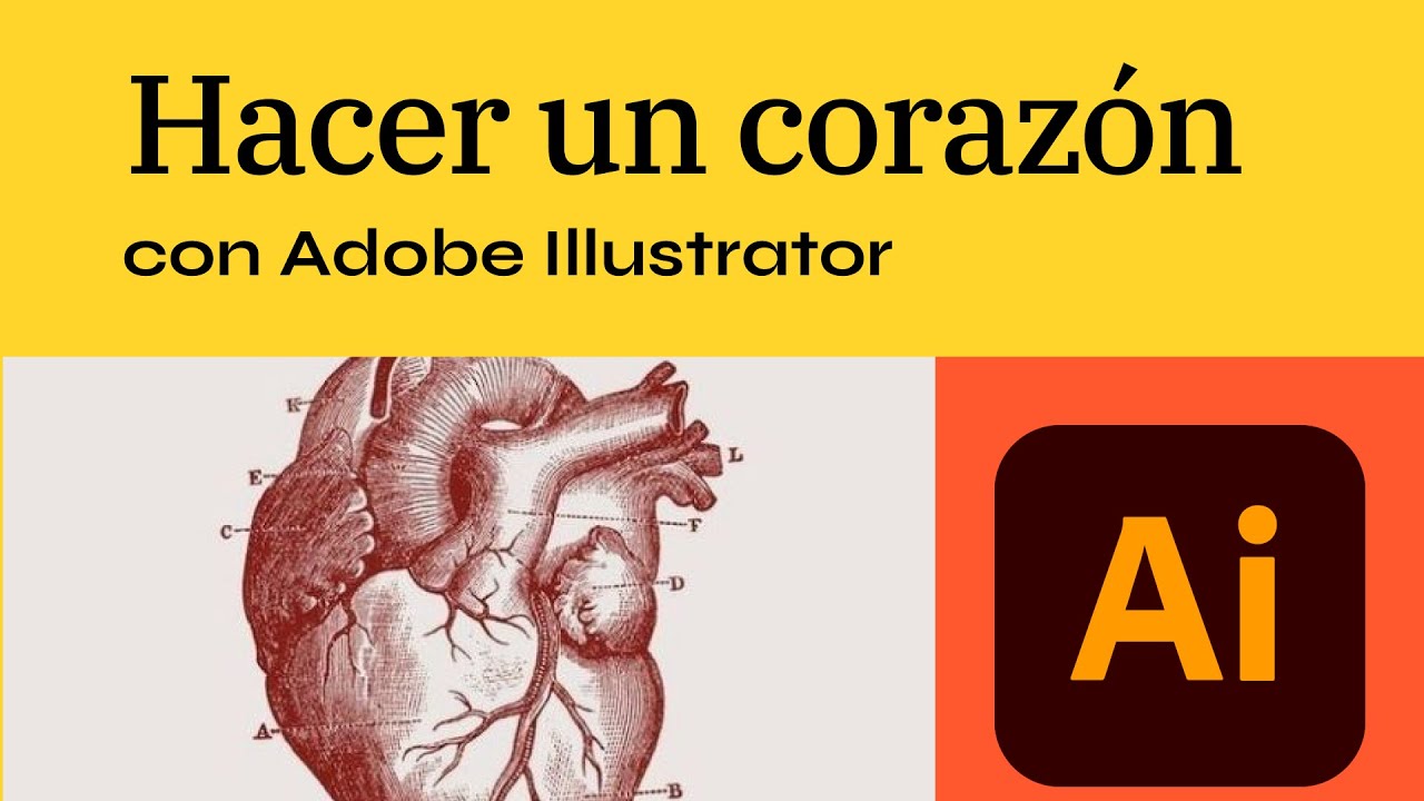 ¿Cómo hacer un corazón con Adobe Illustrator? - YouTube