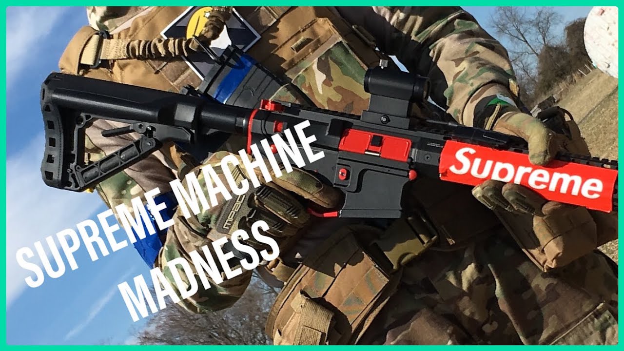 SUPREME MACHINE! | AIRSOFT GAMEPLAY | XXQuickscope56 - YouTube