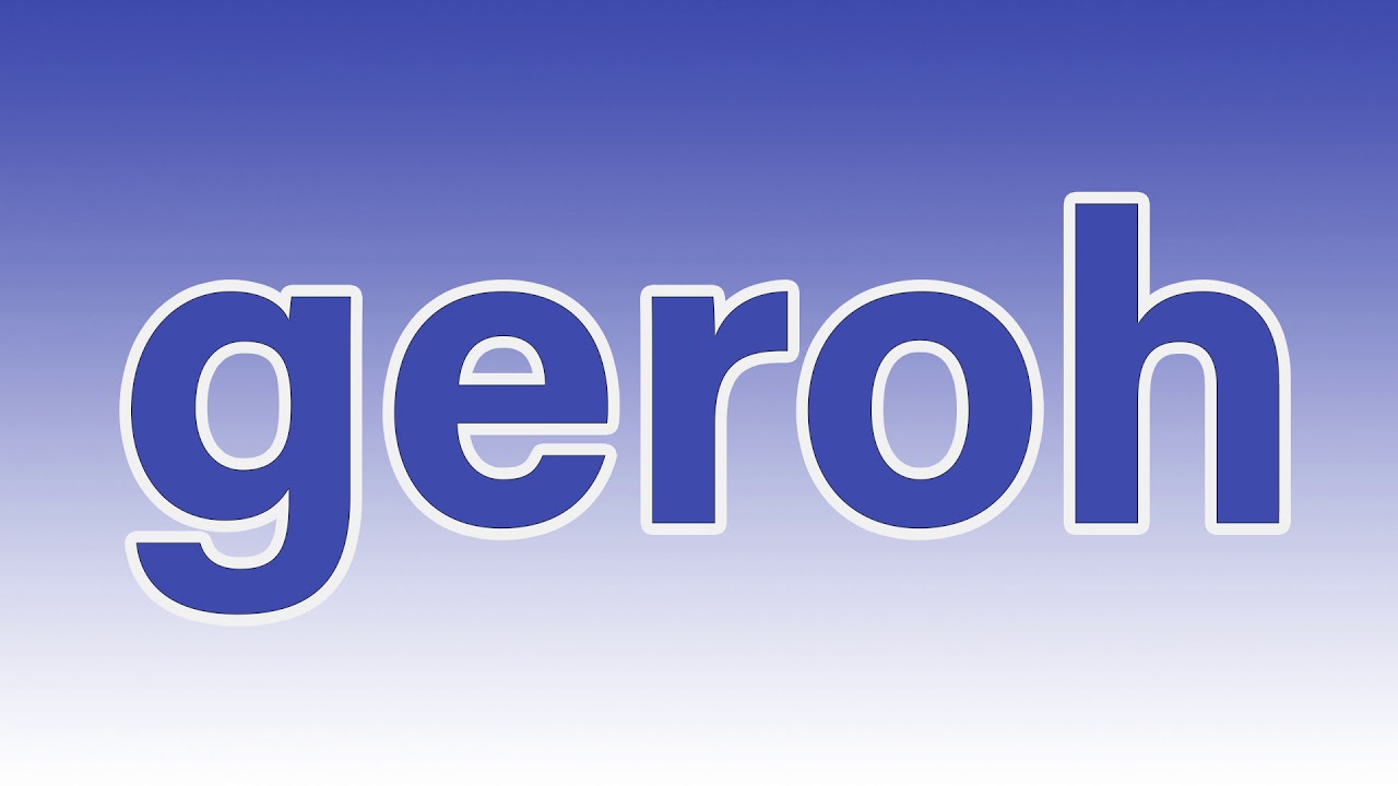 Geroh - Diskografia osoa - YouTube