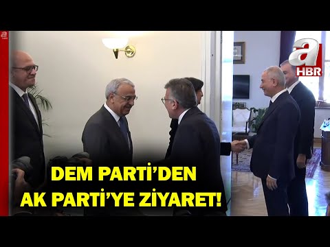 Terörsüz Türkiye Süreci Kapsamında DEM Parti'den AK Parti’ye Ziyaret | A Haber