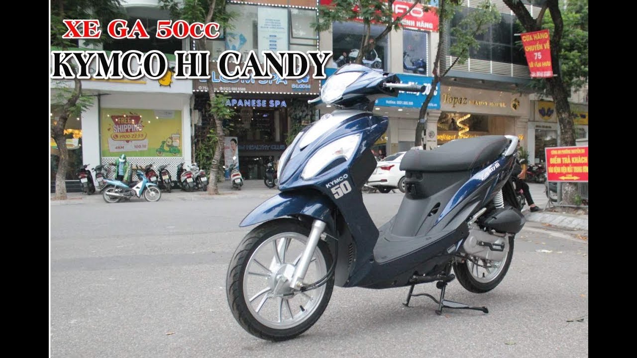 XE GA 50cc KYMCO HI CANDY - YouTube