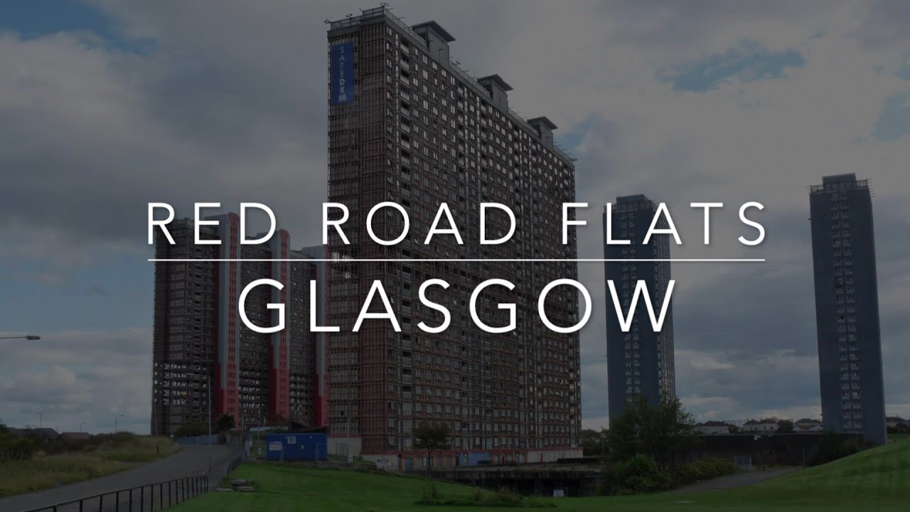 Red Road Flats Glasgow - Shortly Before Demolition - YouTube