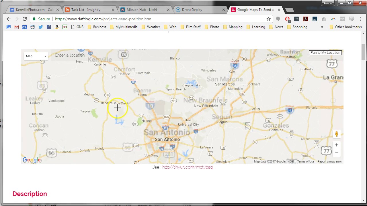 Share an Exact Location using Daft Logic - YouTube