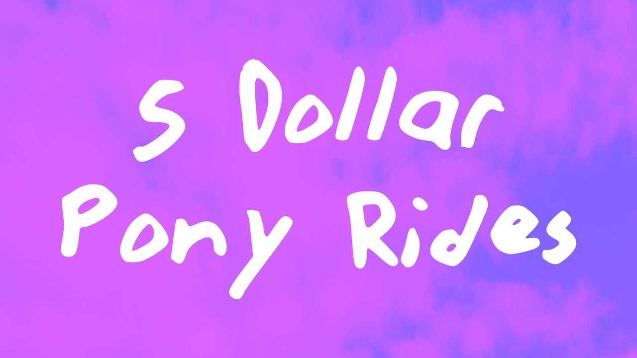 Mac Miller - 5 Dollar Pony Rides - YouTube