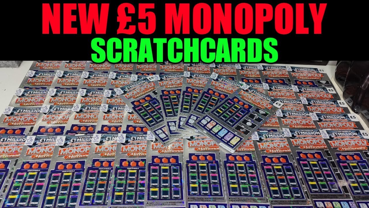 NEW £5 MONOPOLY SCRATCHCARDS - YouTube