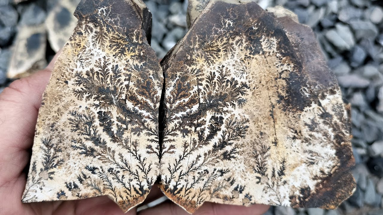Manganese Dendrites. Rocks with Pictures. - YouTube