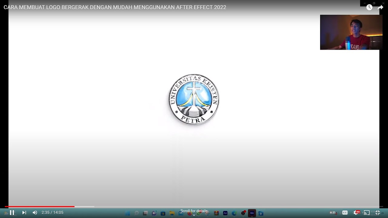 CARA MEMBUAT LOGO BERGERAK DENGAN MUDAH MENGGUNAKAN AFTER EFFECT 2022 ...