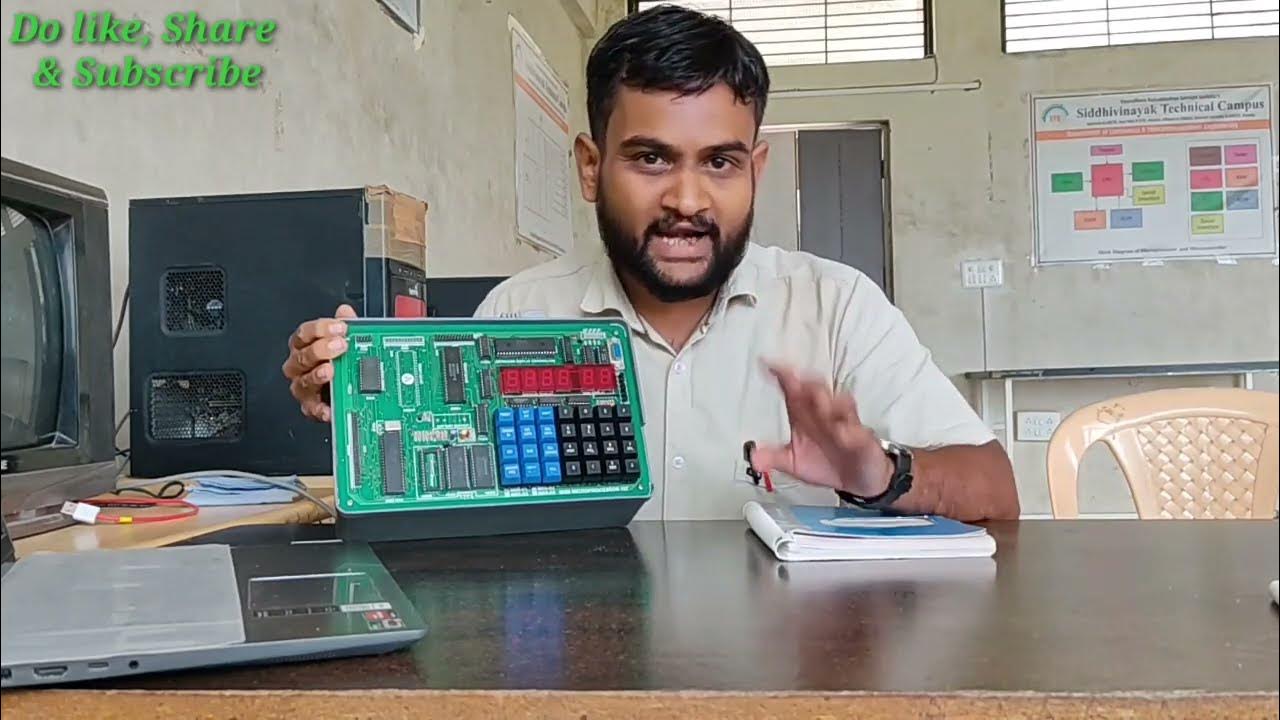 Addition of Two Eight Bit Number Using 8085 Microprocessor Trainer Kit/ 8085 Practical/8085 ...