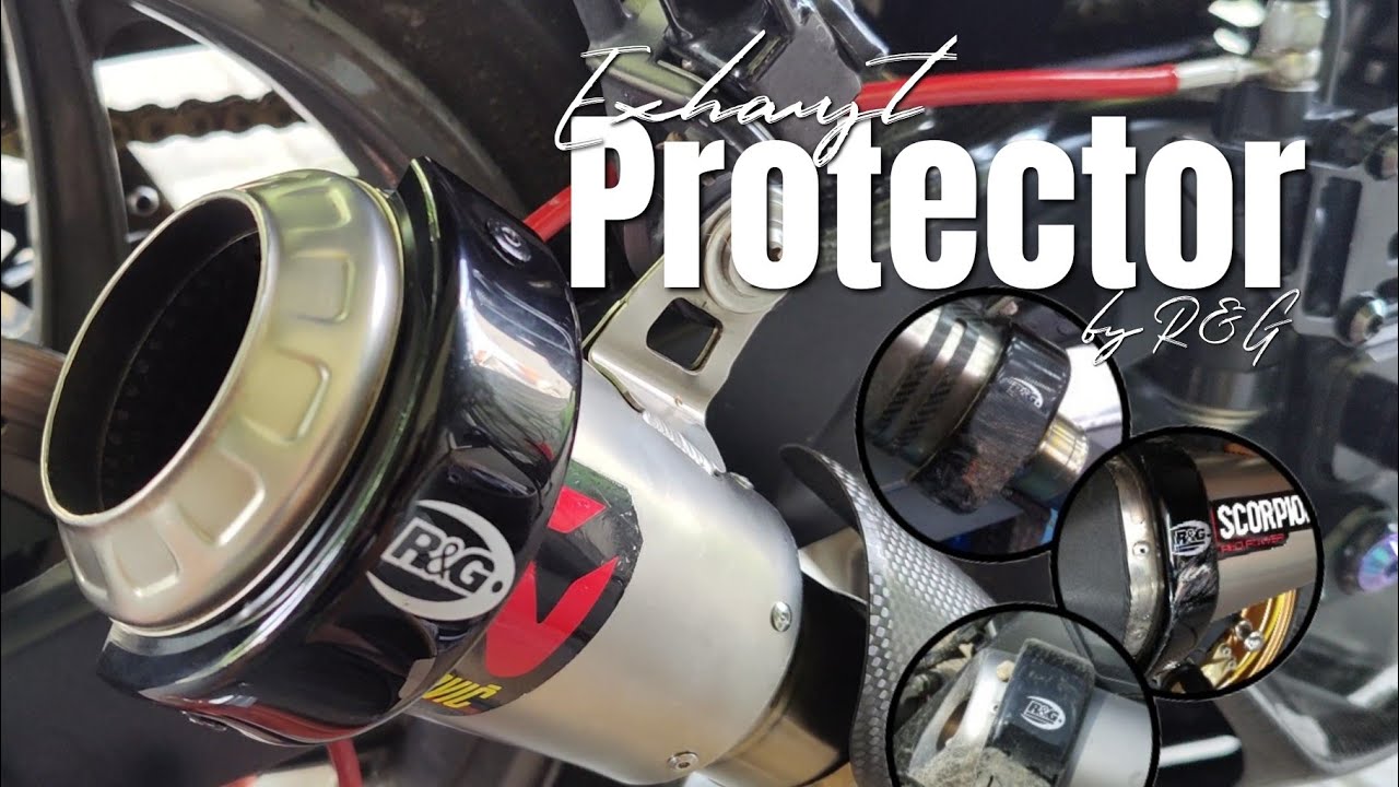 Exhaust Protector for Akrapovic Slip On | R25 MT25 - YouTube