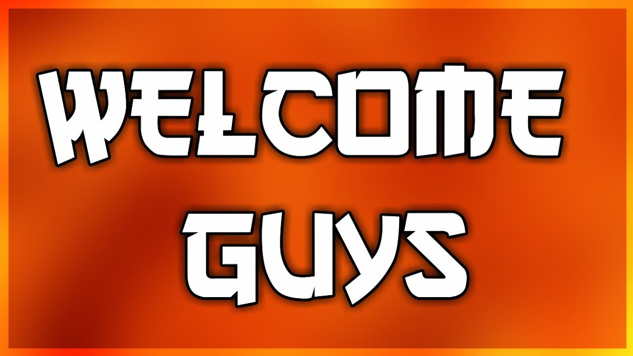 Welcome guys to the channel 😁👋 - YouTube