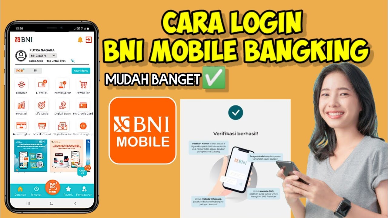 Cara Login BNI Mobile Banking Dengan Mudah Terbaru 2023 - YouTube