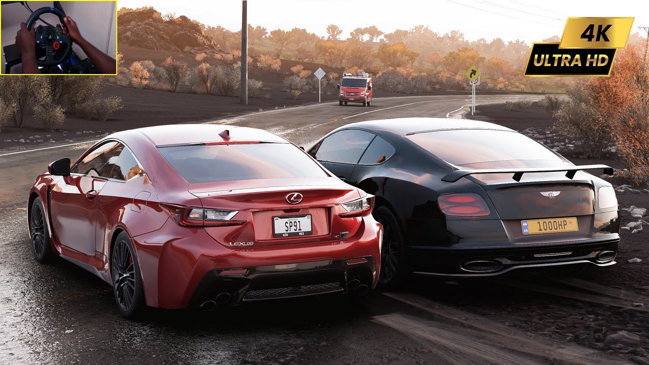 Bentley CONT17 & Lexus RCF Convoy Forza Horizon 5 | RTX 3060 Logitech ...