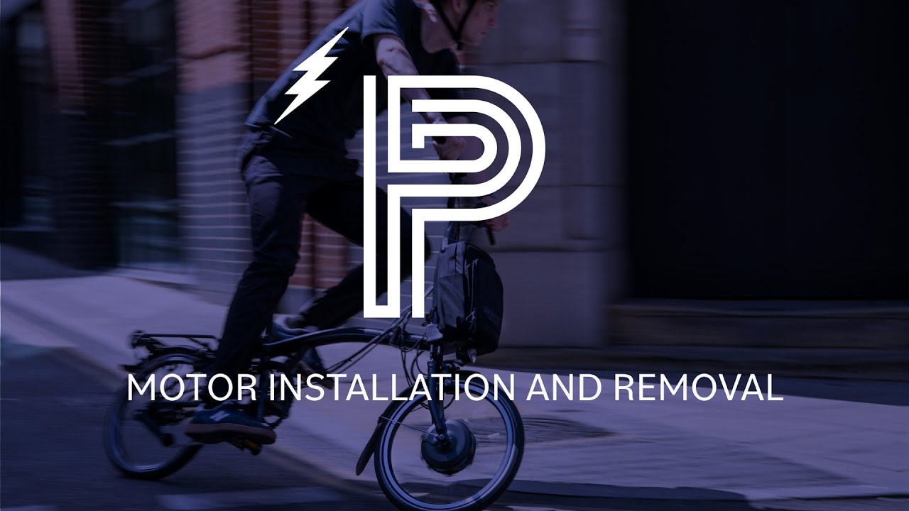 Brompton Electric P-Line - motor installation and removal - YouTube