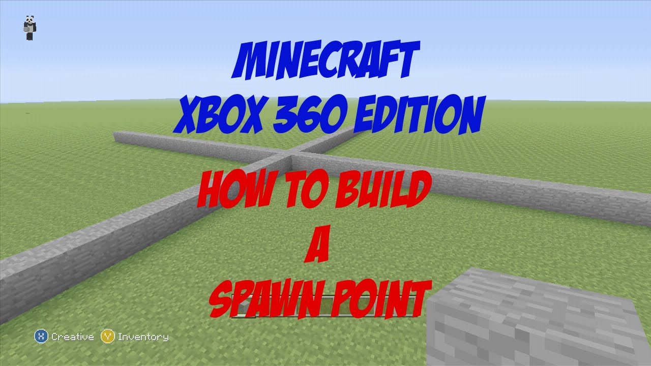 Minecraft (xbox 360) How To Build A Spawn Point - YouTube