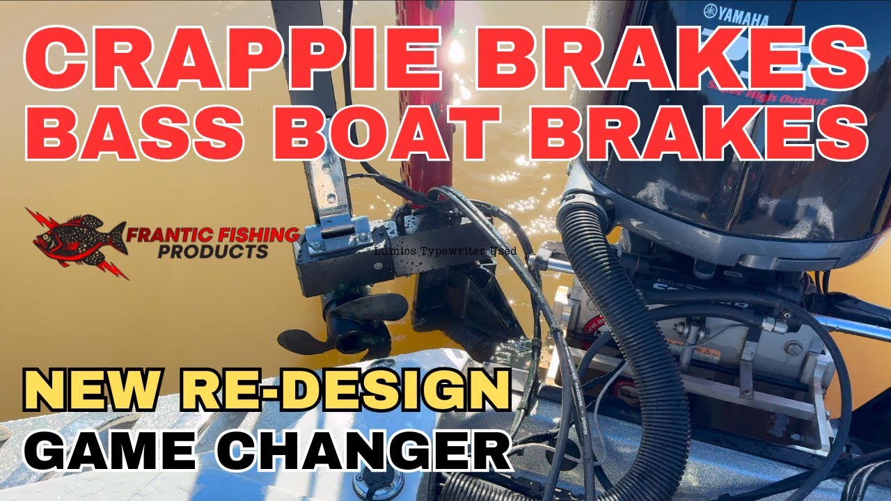 “NEW TECHNOLOGY” Crappie Brakes, Auto Deploy, ULTIMATE Boat Control ...