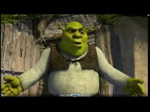 Opening to Shrek Australia DVD German Option 