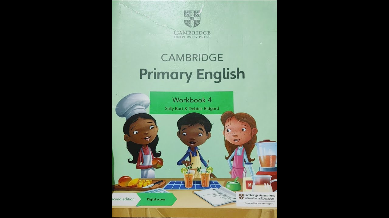 Cambridge Primary English Workbook 4 Chapter 1 Section 1 1 - YouTube