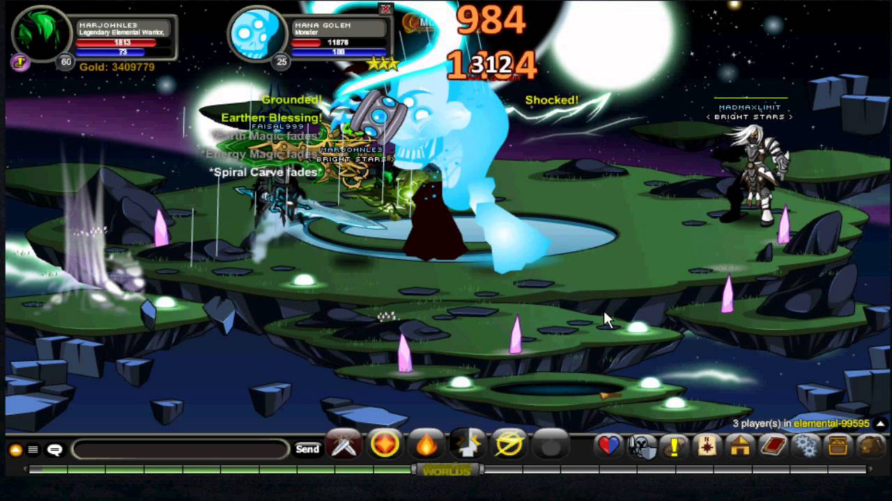 =AQW= Ultra Elemental Combo High Damage - YouTube