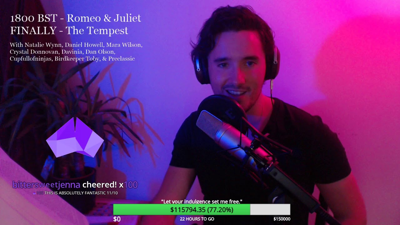 Romeo & Juliet, The Tempest, Cast Party (Shakespeare Charity Stream 18 ...