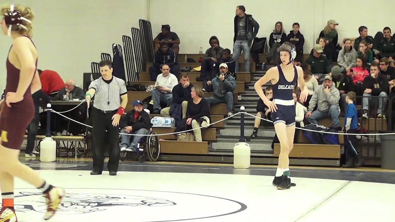 106lbs, qtr Alex Creasey, Milford vs William Buiano, Delcastle - YouTube