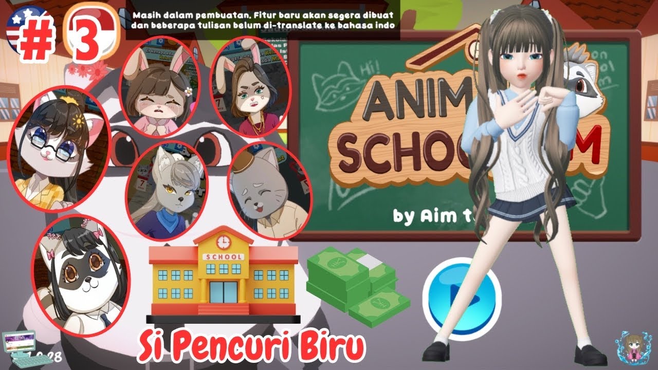 Si Pencuri Biru - EZ Money - Animal School Simulator Indonesia # Part 3 ...