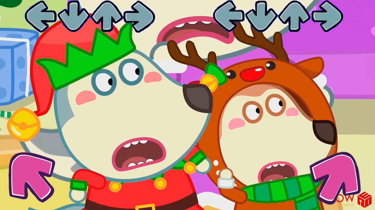 Santa claus & Wolfoo in Friday Night Funkin' - YouTube