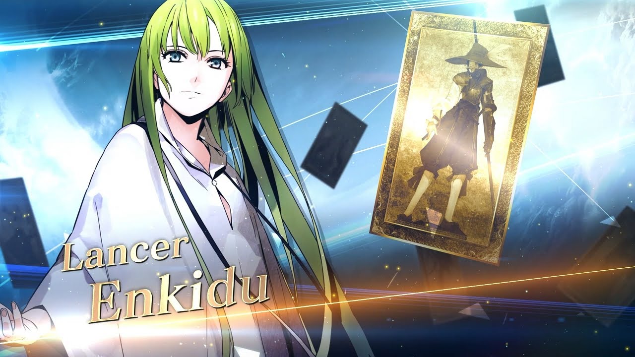 Fate/Grand Order - Enkidu Servant Introduction - YouTube
