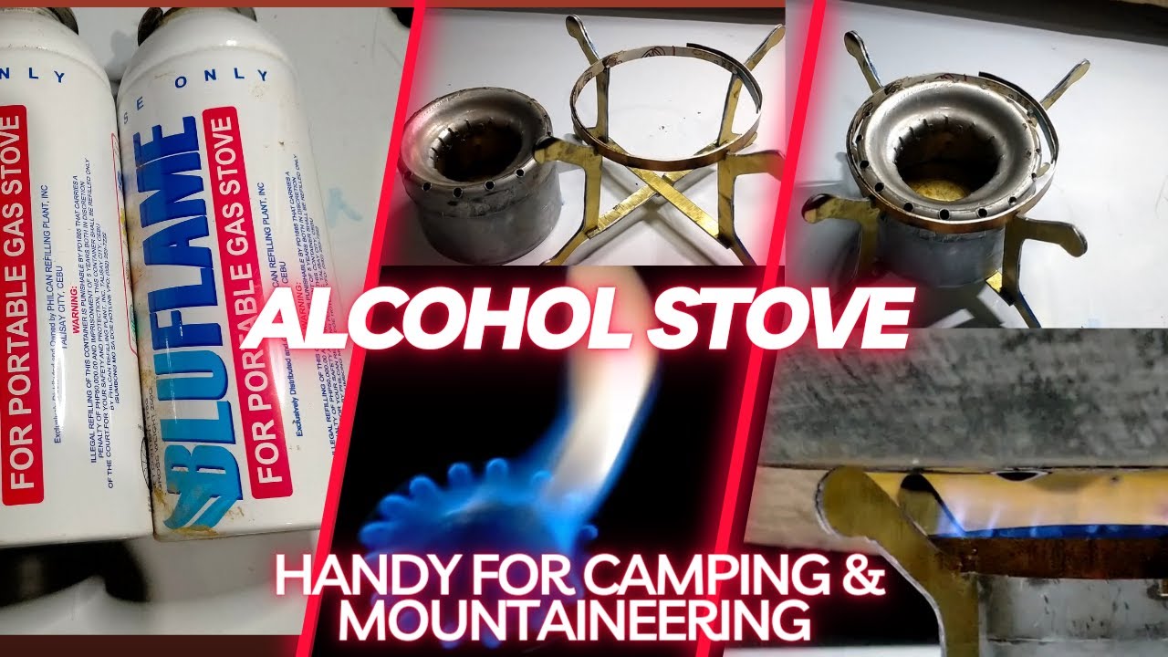 DIY ALCOHOL STOVE USING GAS CAN #diyalcoholstovecraft - YouTube