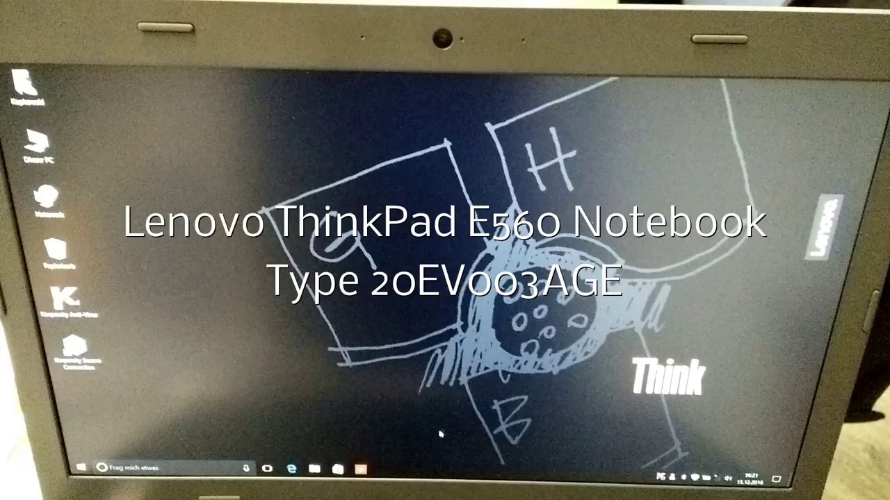 Lenovo ThinkPad EDGE E560 Notebook - 20EV003AGE - YouTube