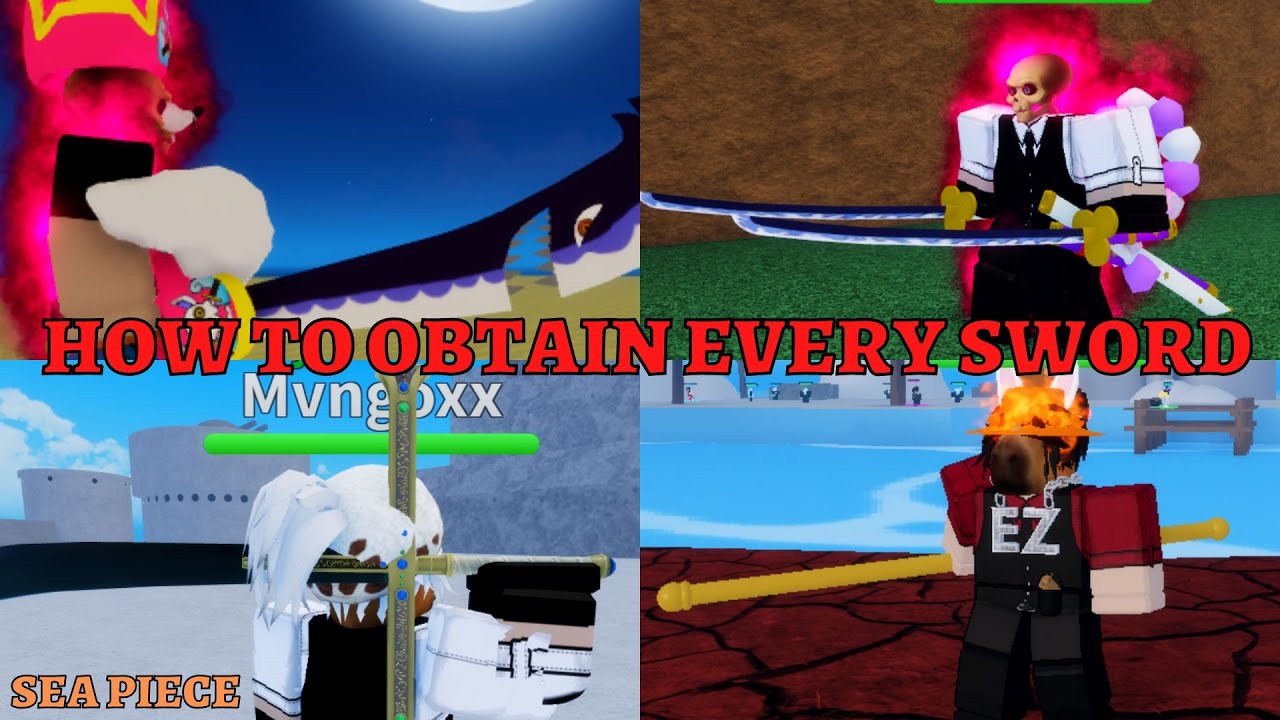 How TO OBTAIN EVERY SWORDS in Sea Piece | Roblox - YouTube