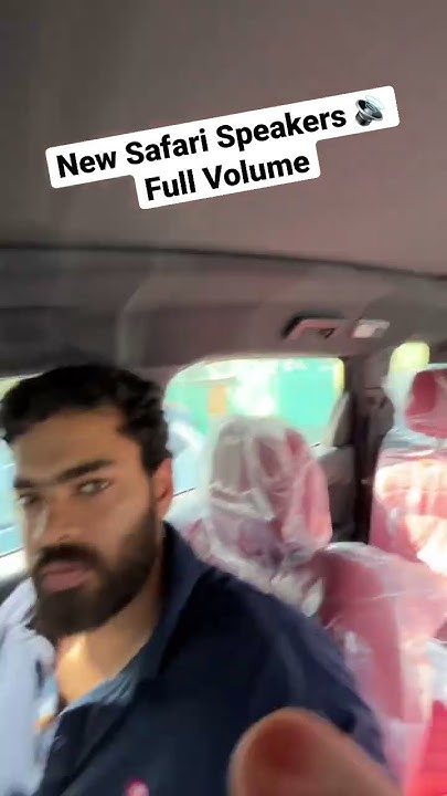 New Safari k speakers Test FULL VOLUME - YouTube
