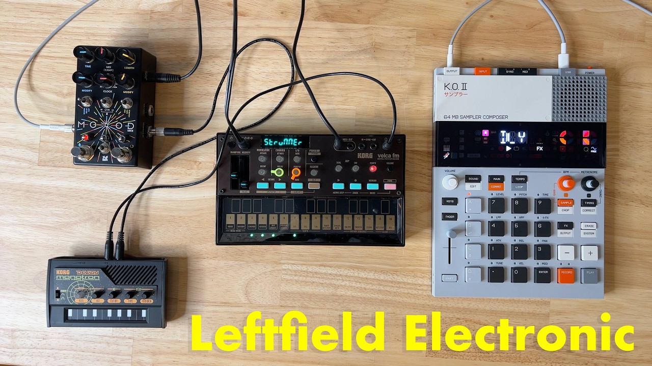 Left field Electronic w/ EP-133 K.O.II volca fm2 MOOD MK II |Pin 2025 ...