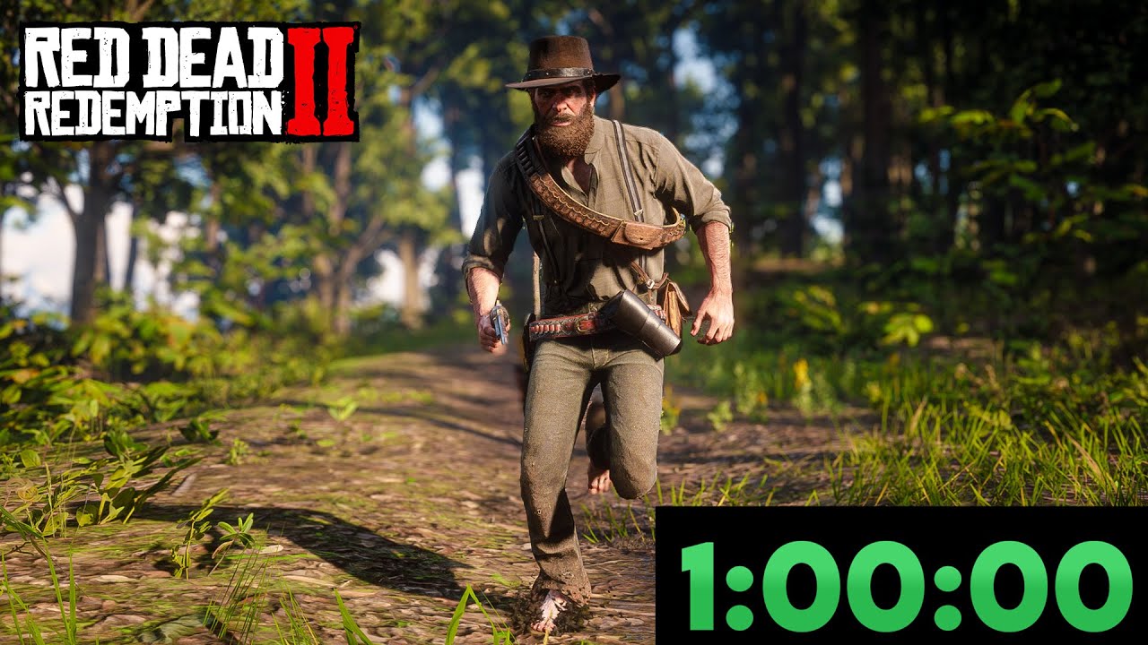 Can You Run Across Red Dead 2 In 1 Hour - YouTube