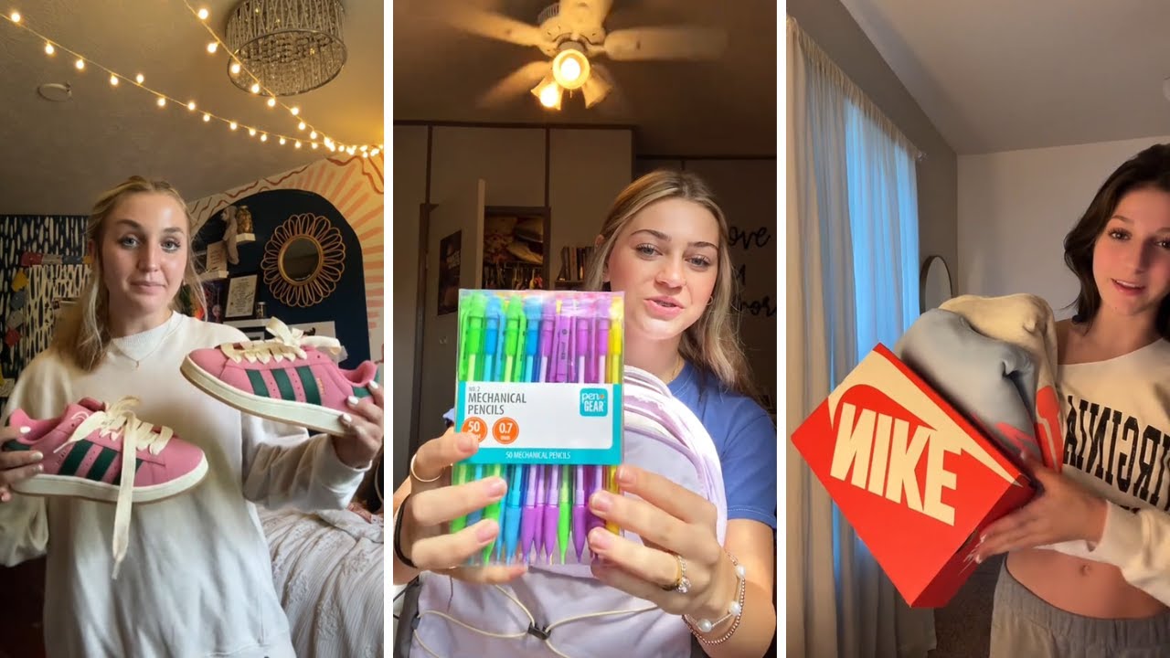 Back To School Haul Part 21 Tiktok Compilation School Haul Youtube