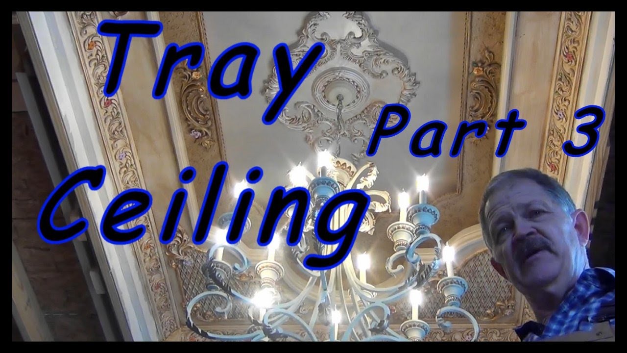 How to Build a Tray Ceiling with Led lighting, DIY, Construction of a ...