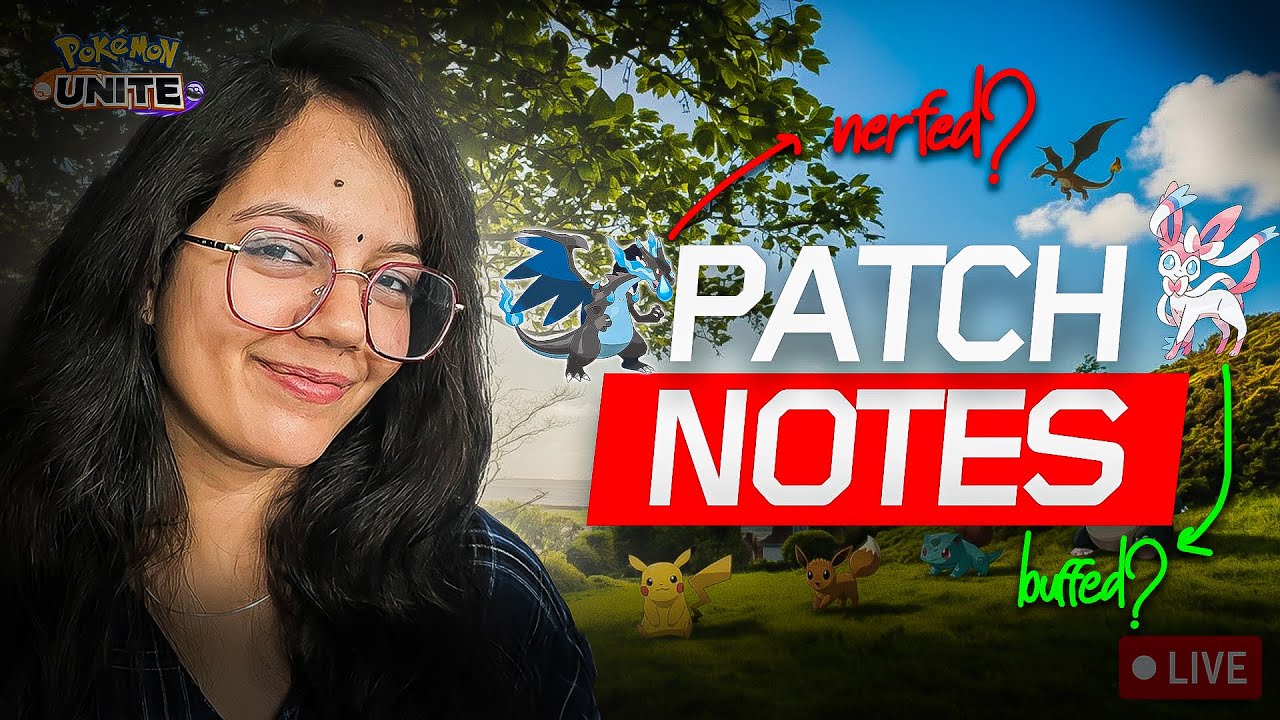 THE LEGENDARY PATCHES ARE HERE🤣🤣 || MEGA CHARI NERF🥱🥱 || POKEMON UNITE ...