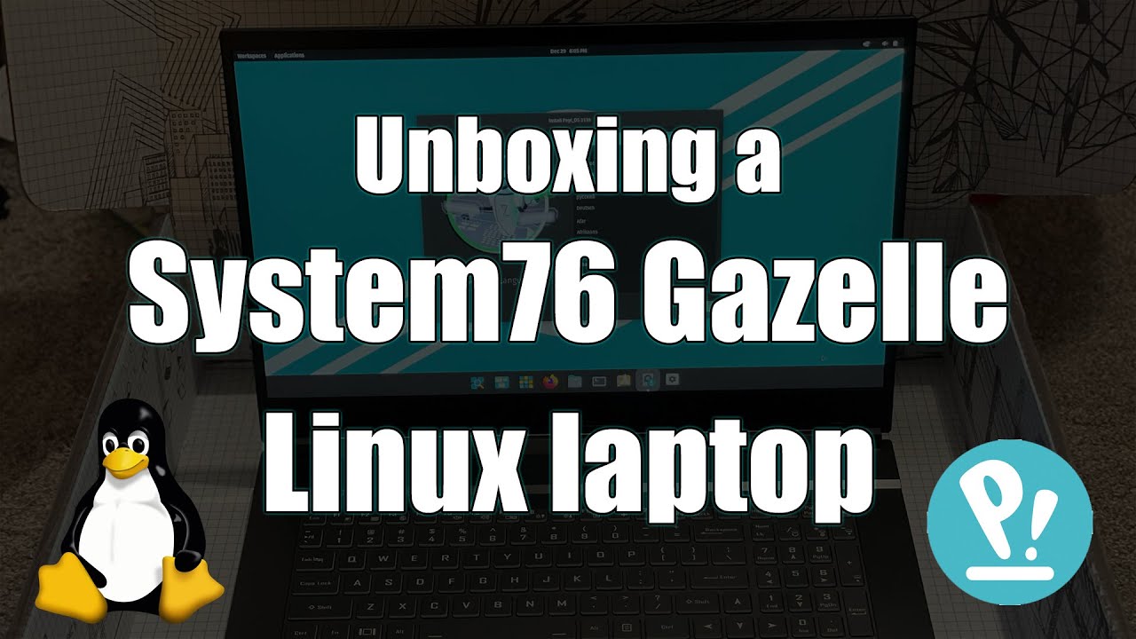Unboxing a System76 Gazelle Linux Laptop - YouTube