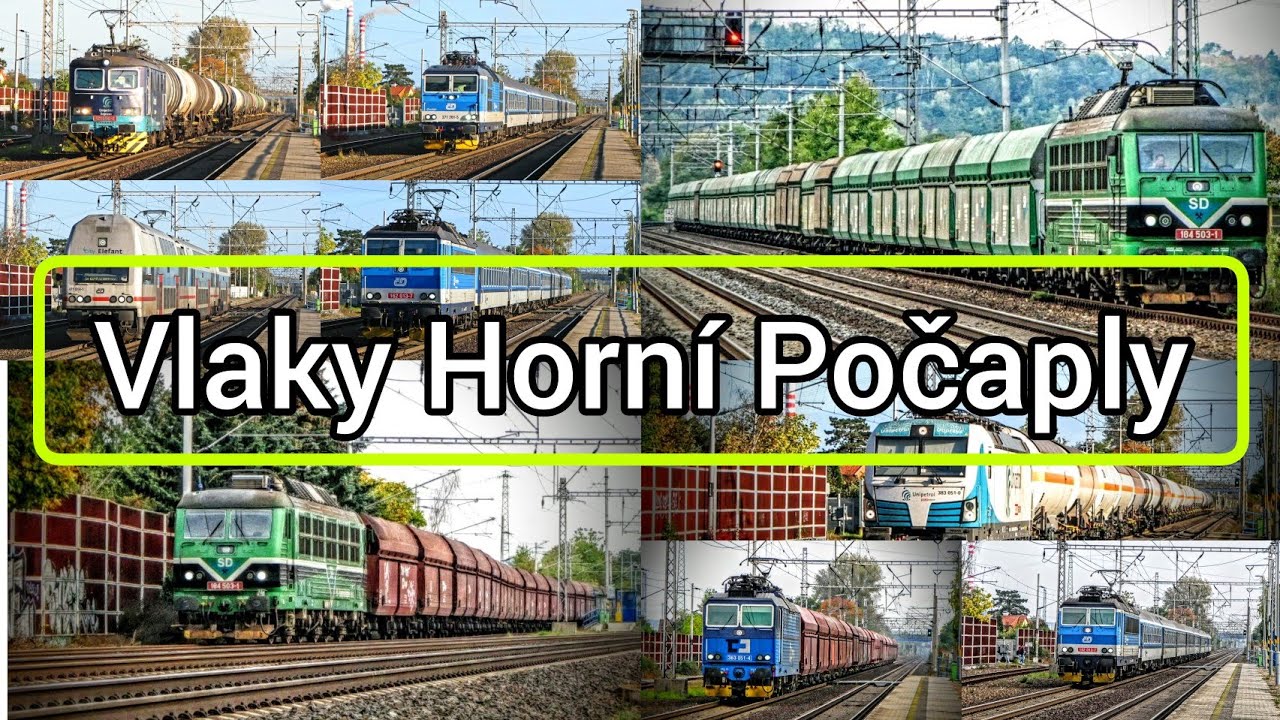 Vlaky/Trains Horní Počaply 11.10.2022 - YouTube