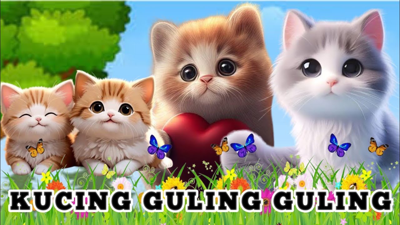 ANAK KUCING MEONG MEONG ‼️ KUCING BONEKA BONEKA GULING GULING ‼️ KUCING ...