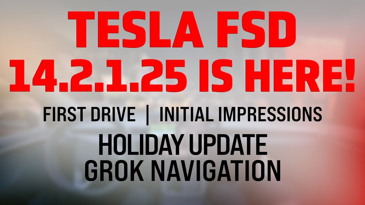 Tesla FSD 14.2.1.25 First Drive and Initial Impressions! - YouTube