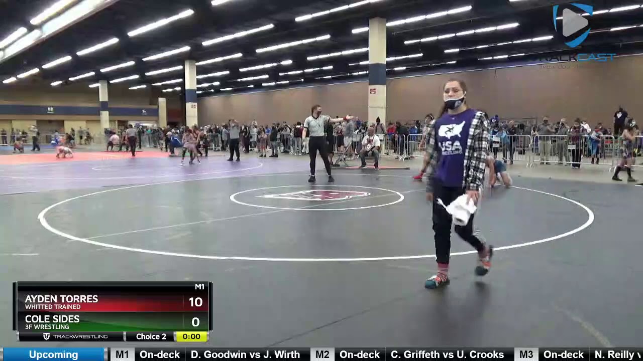 USAW TOA Stockyard Stampede/3105 MS Boys 114 Cole Sides 3F Wrestling Vs ...