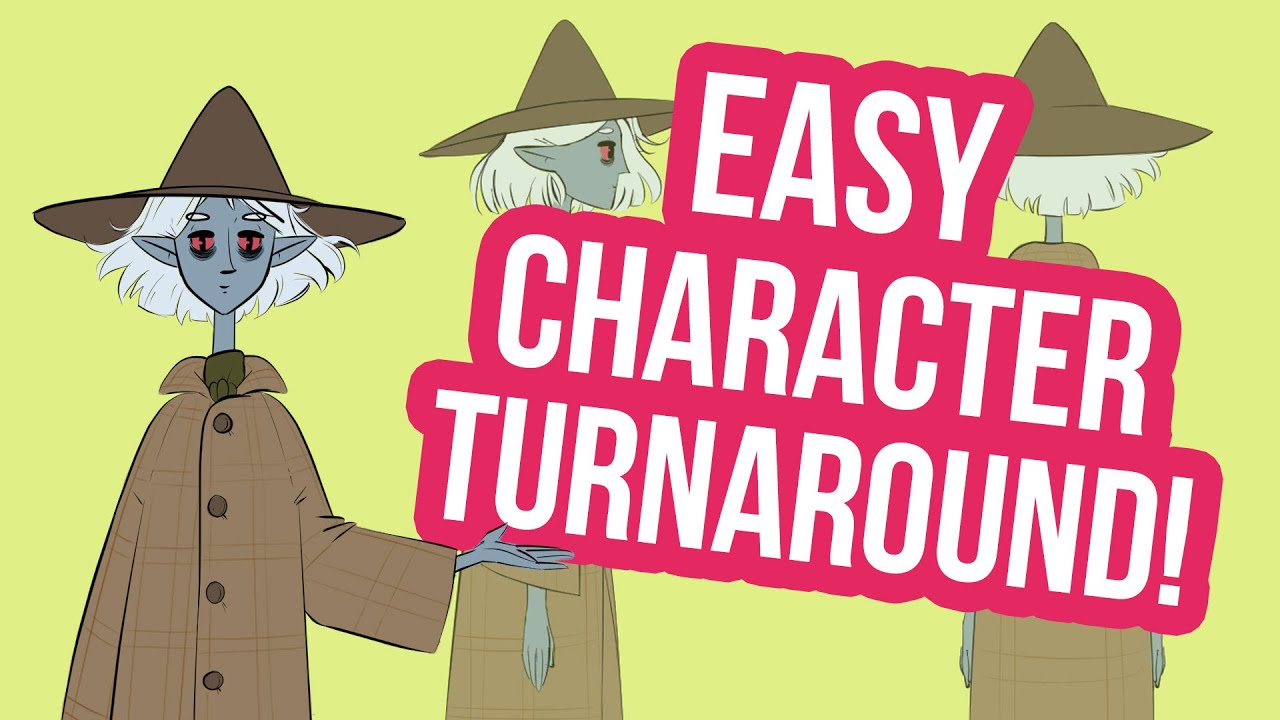 How To Draw A CHARACTER TURNAROUND Easily + Tips! - YouTube