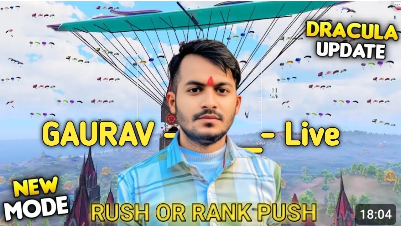 BGMI Vampire mode Live Stream new update 3.4 ki boom baam - YouTube