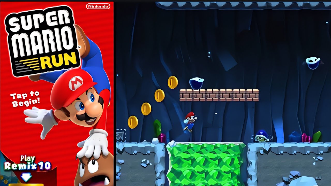 SUPER MARIO RUN DANGER HIGH AND LOW - YouTube