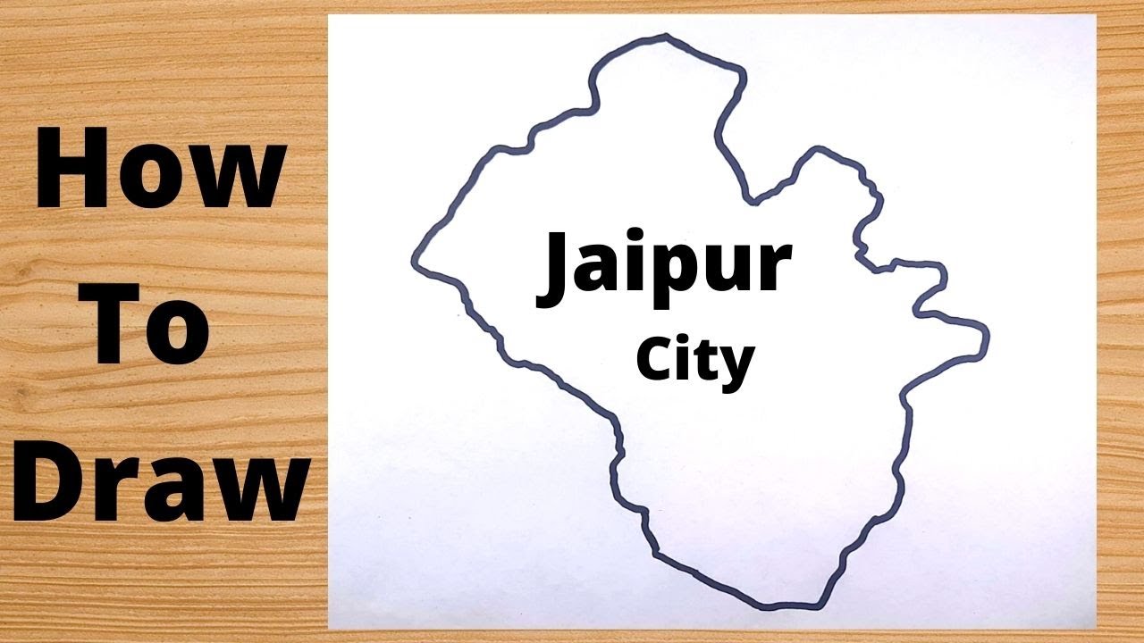 Drawing Jaipur City Map - Exclusive Tips - YouTube