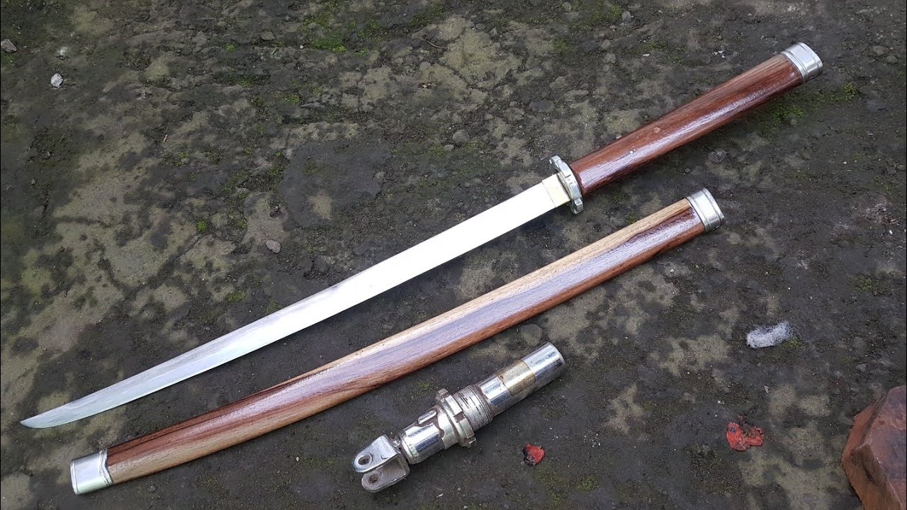 Membuat Katana dari Barsinso - Making Katana sword From old Chainsaw ...