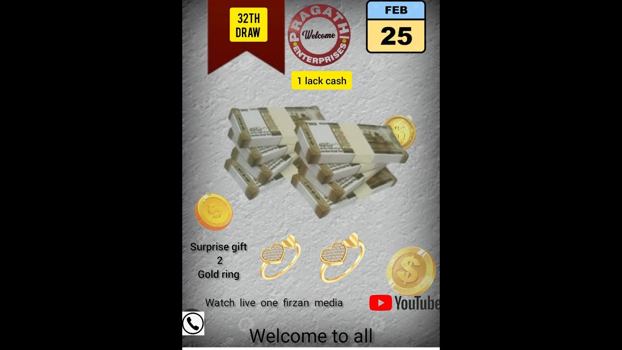 Pragathi Lucky Scheme Season 3||32th Draw 7:30pm - YouTube